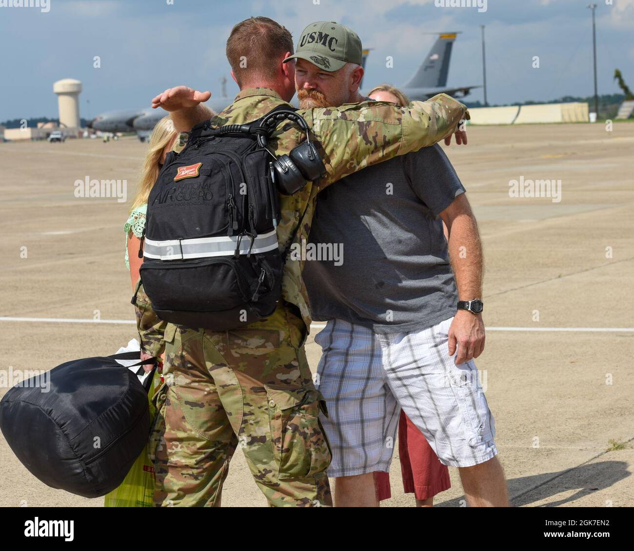 Pennsylvania Air National Guardsmen are greeted by family and friends ...