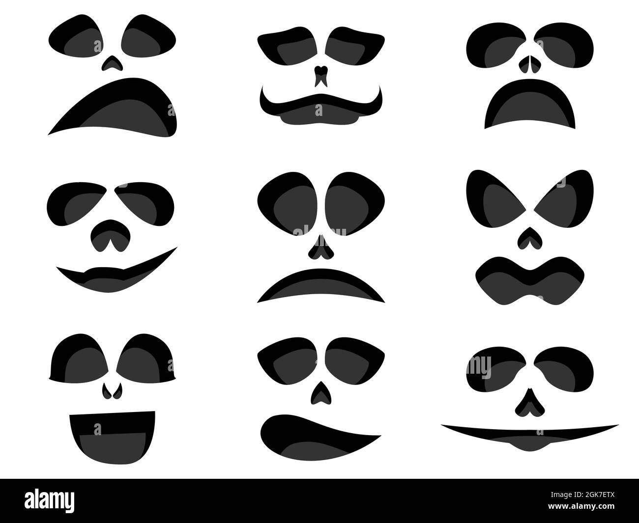 Scary Ghost Face Clipart