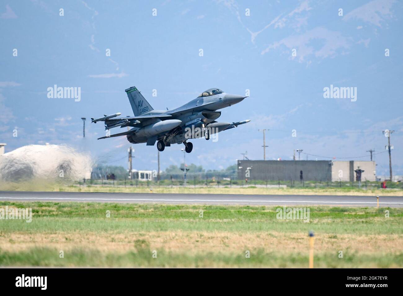 An F-16 Fighting Falcon assigned to the 31st Fighter Wing from Aviano ...