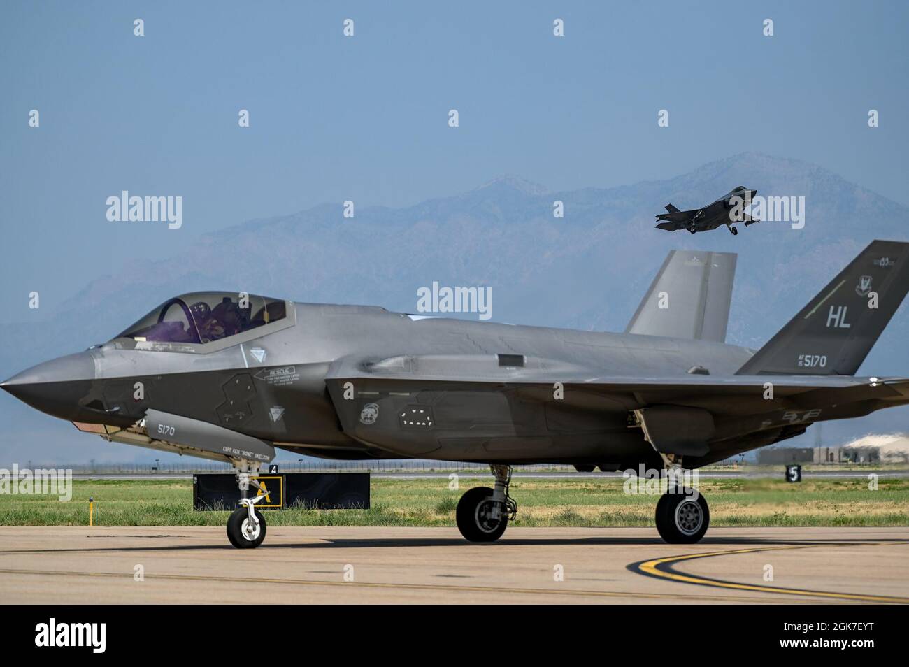 An F-35A Lightning II assigned to 388th Fighter Wing at Hill lands as ...