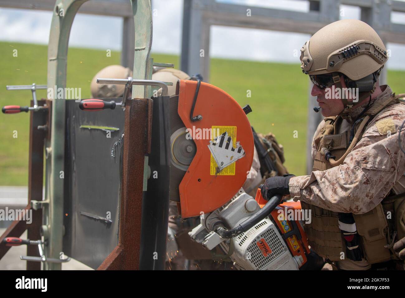A U.S. Marine with 4th Platoon, Force Reconnaissance Company, III ...