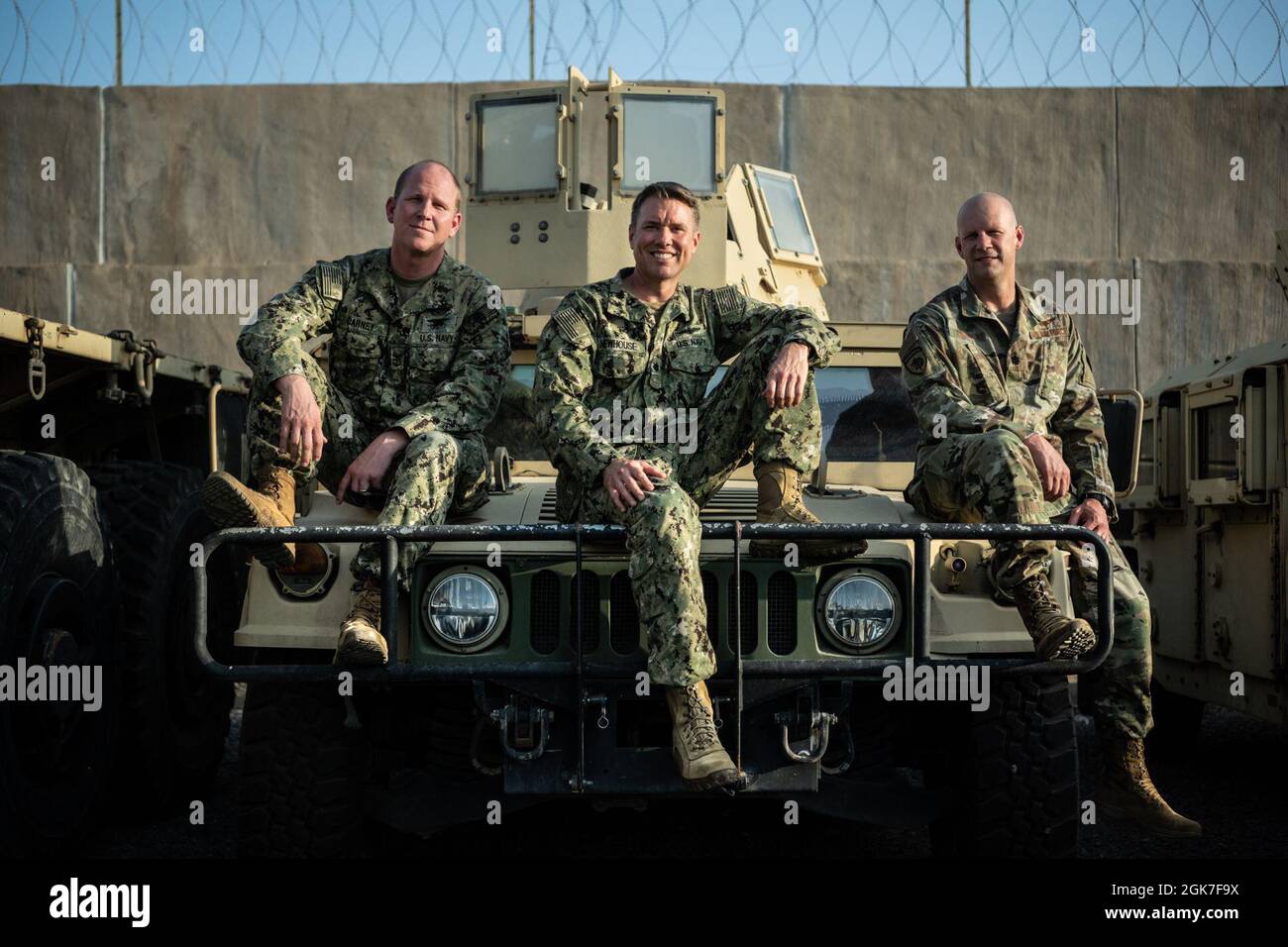 U.S. joint service members with Special Operations Command Africa ...