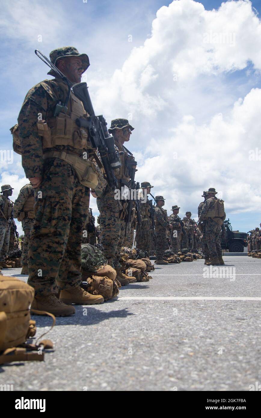 U.S. Marines with 2d Battalion, 3d Marines, 3d Marine Division and ...