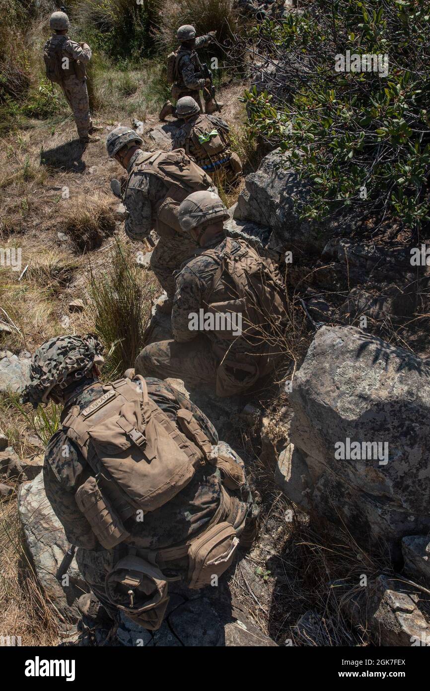 1st marine division infantry super squad competition hi-res stock ...