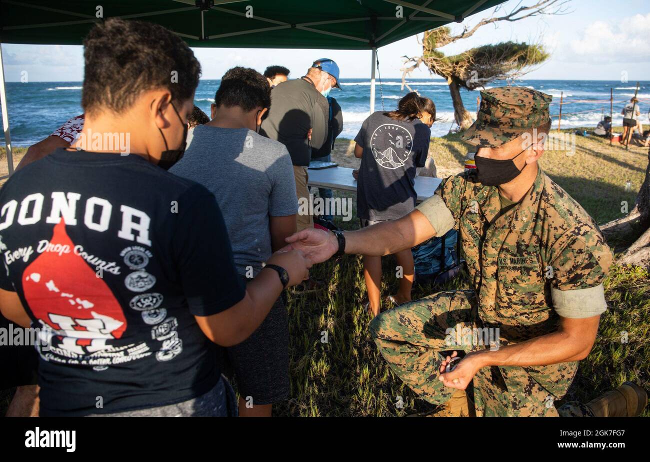 U.S. Marine Corps Maj. Jeffry Hart, director, Environmental Compliance ...