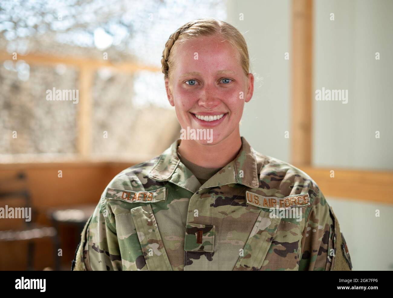 U.S. Air Force 2nd Lt. Mackenzie Claeys from the 332nd Air ...