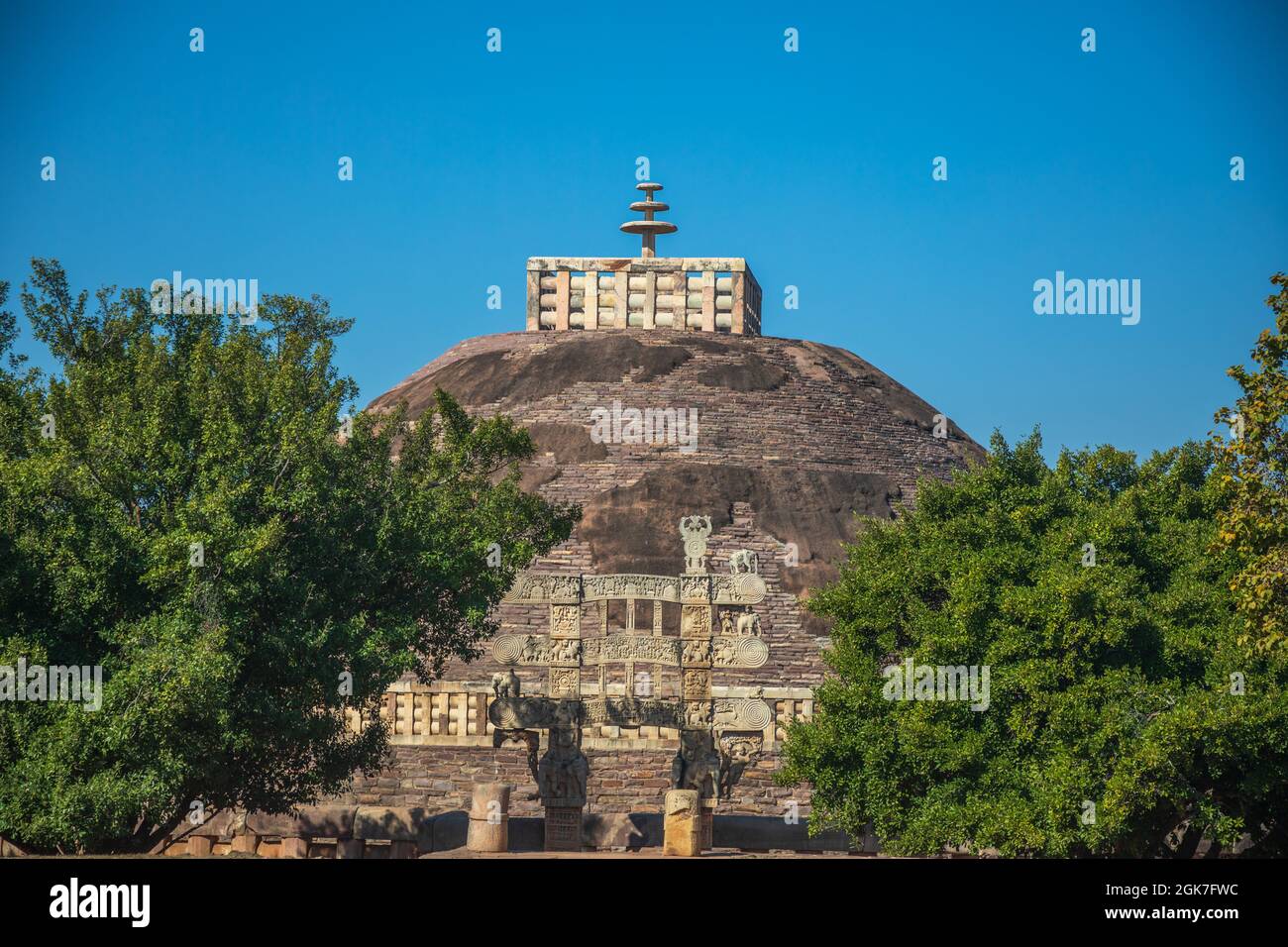 Sanchi is a buddhist complex hi-res stock photography and images - Alamy