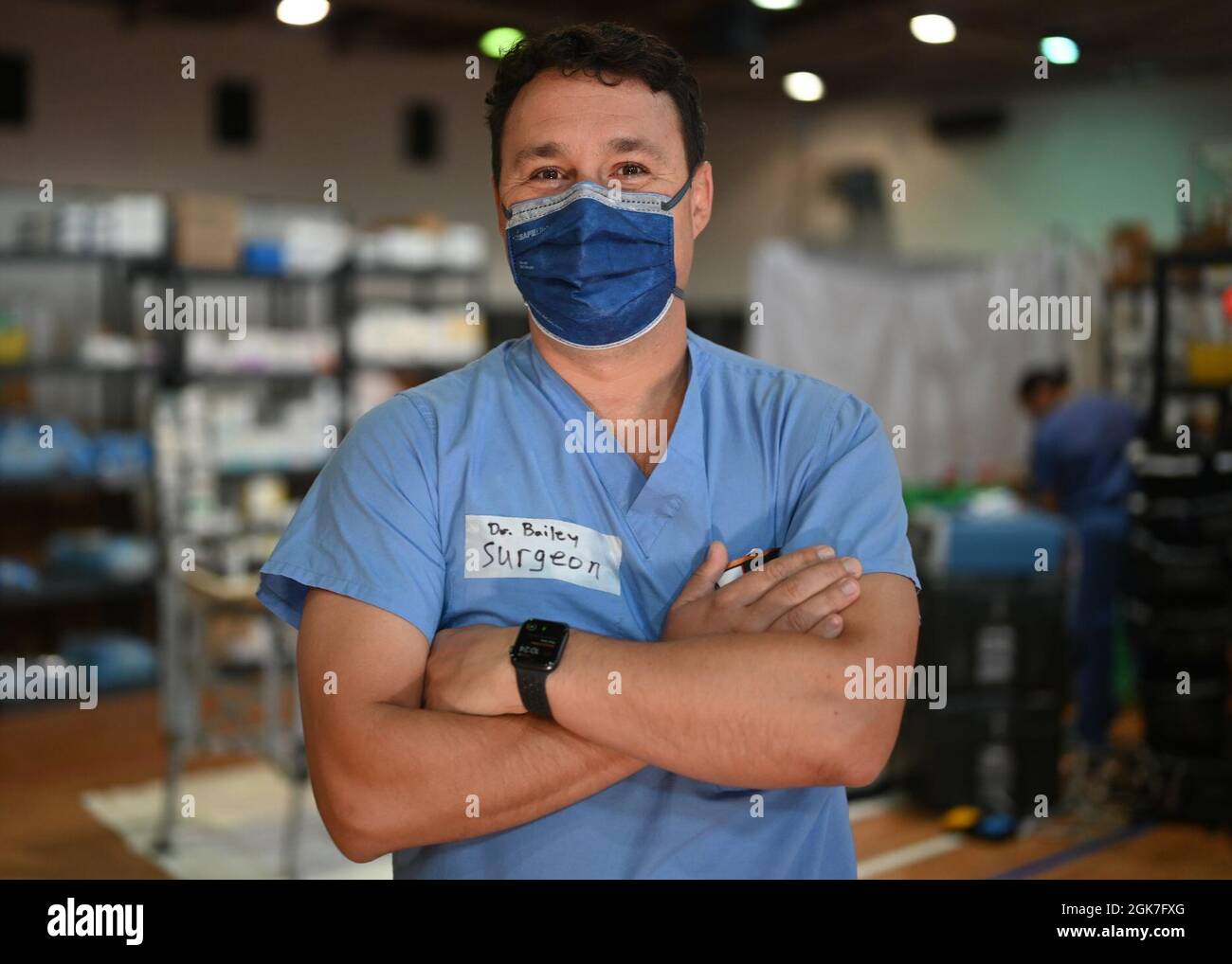 U.S. Air Force Doctor David Bailey, 48th Medical Group general surgeon ...