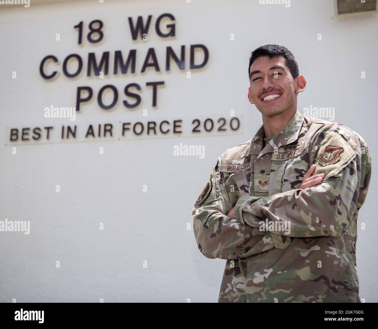 U.S. Air Force Staff Sgt. James Rubalcava, 18th Wing command post ...