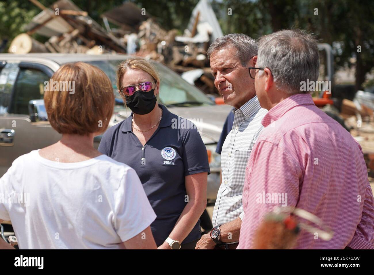 Waverly, TN (August 25, 2021) - Deanne Criswell, FEMA Administrator and ...