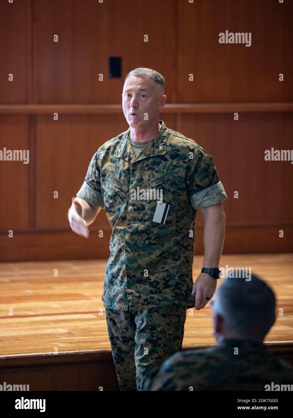 Col. Gregory Gordon, the ground colonel monitor with Manpower ...