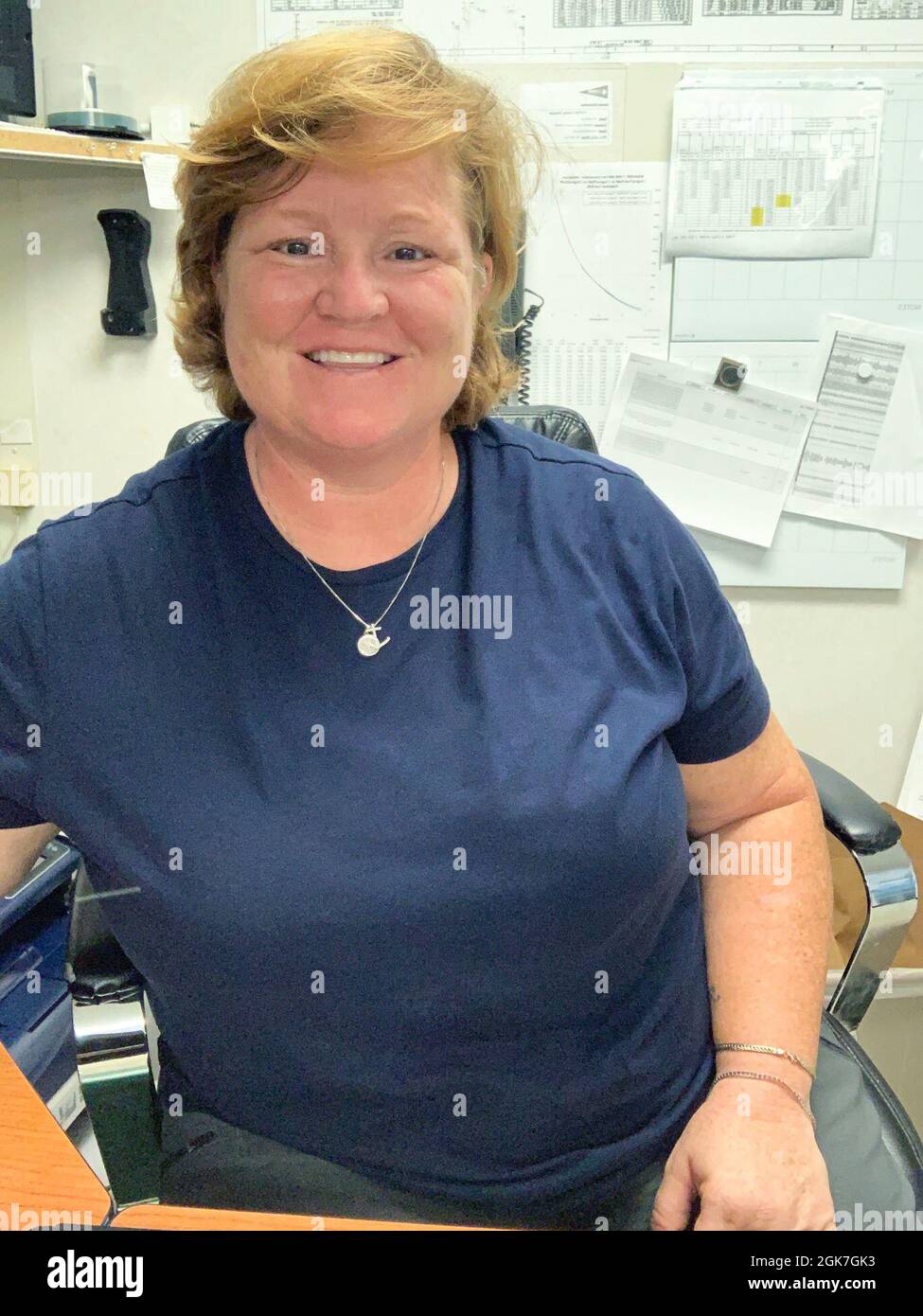 Jennifer Senner, master aboard Military Sealift Command’s Bob Hope ...