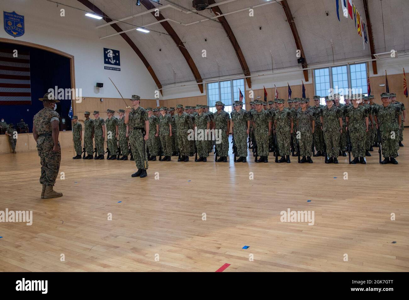 Training and readiness officer at naval service training command hi-res ...
