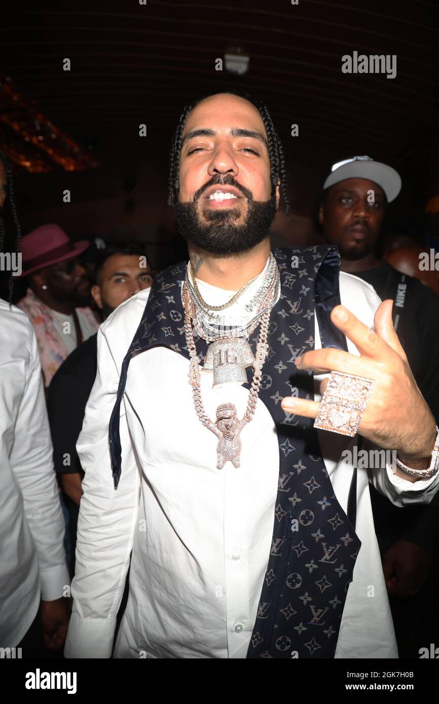 New York, NY, USA. 12th Sep, 2021. French Montana pictured at Swizz ...