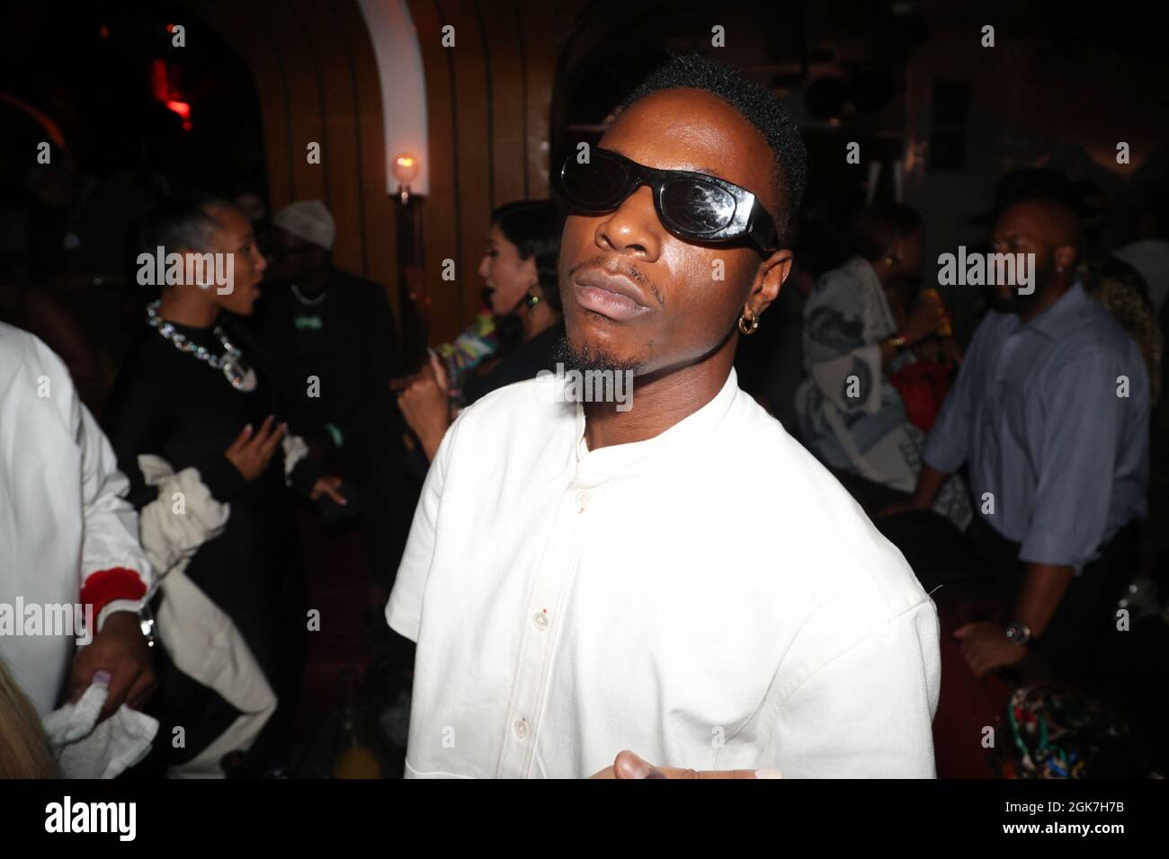 New York, NY, USA. 12th Sep, 2021. Joey Badass pictured at Swizz Beatz ...