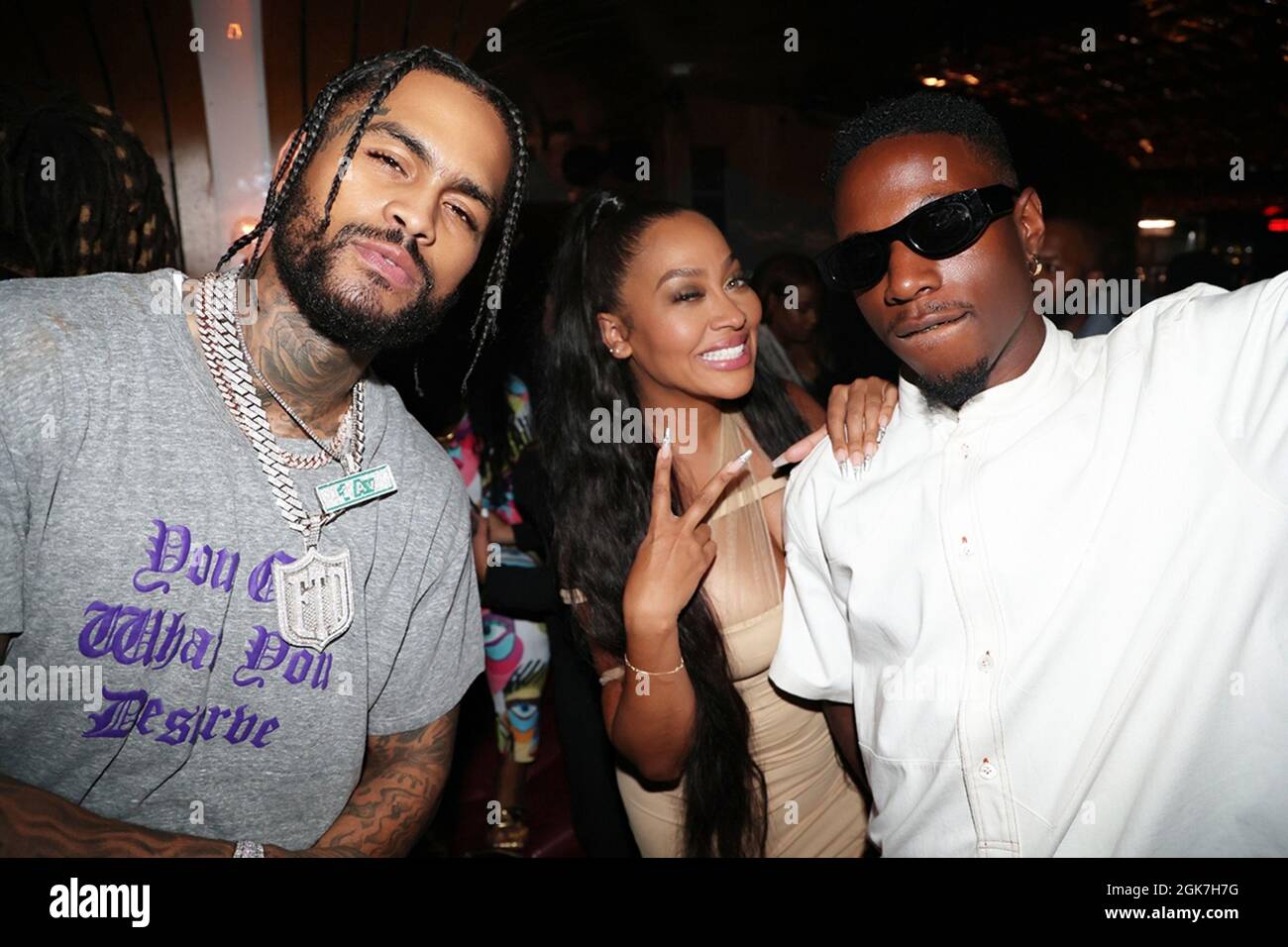 New York, NY, USA. 12th Sep, 2021. Dave East, Lala Anthony and Joey ...