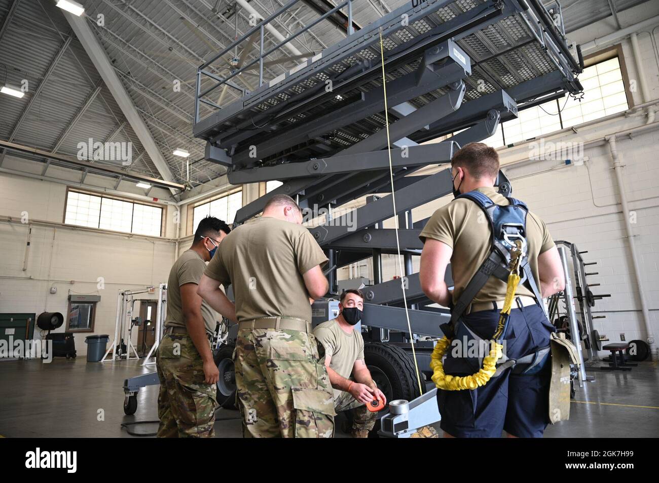 U.S. Air Force aerospace ground equipment (AGE) specialists from the ...