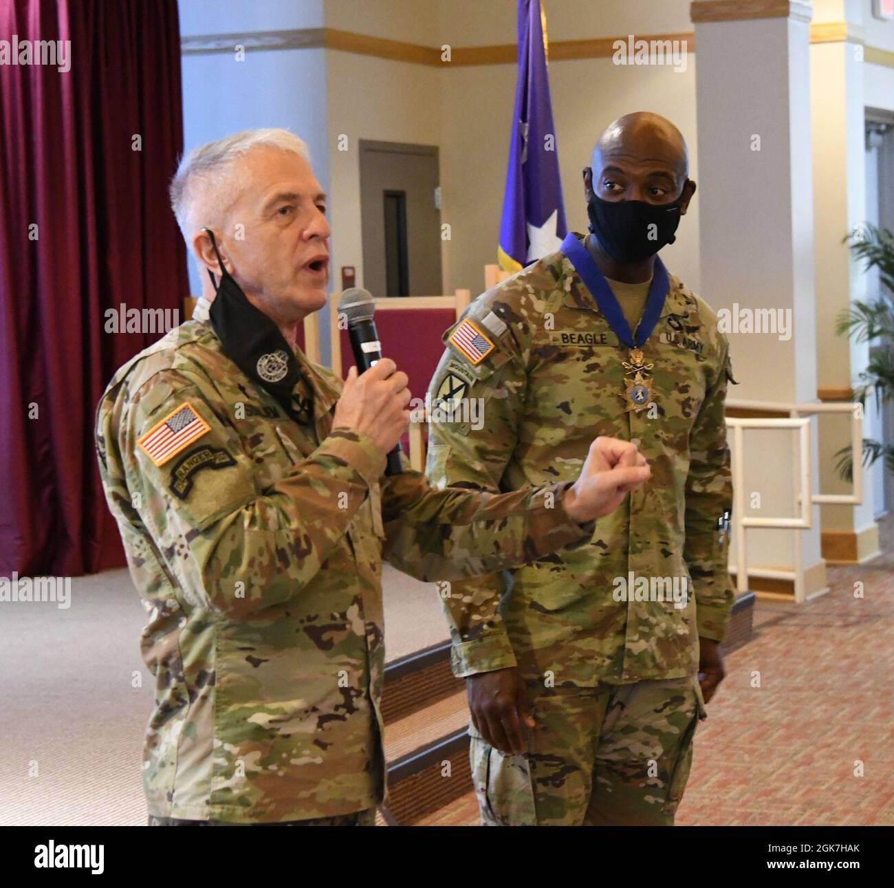 Maj. Gen. Thomas Solhjem, U.S. Army chief of chaplain, addresses the ...