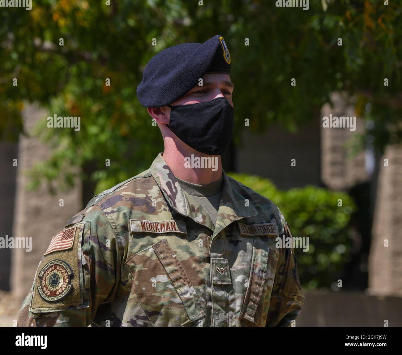 Airman Samuel Workman, 9th Security Forces Squadron installation entry ...