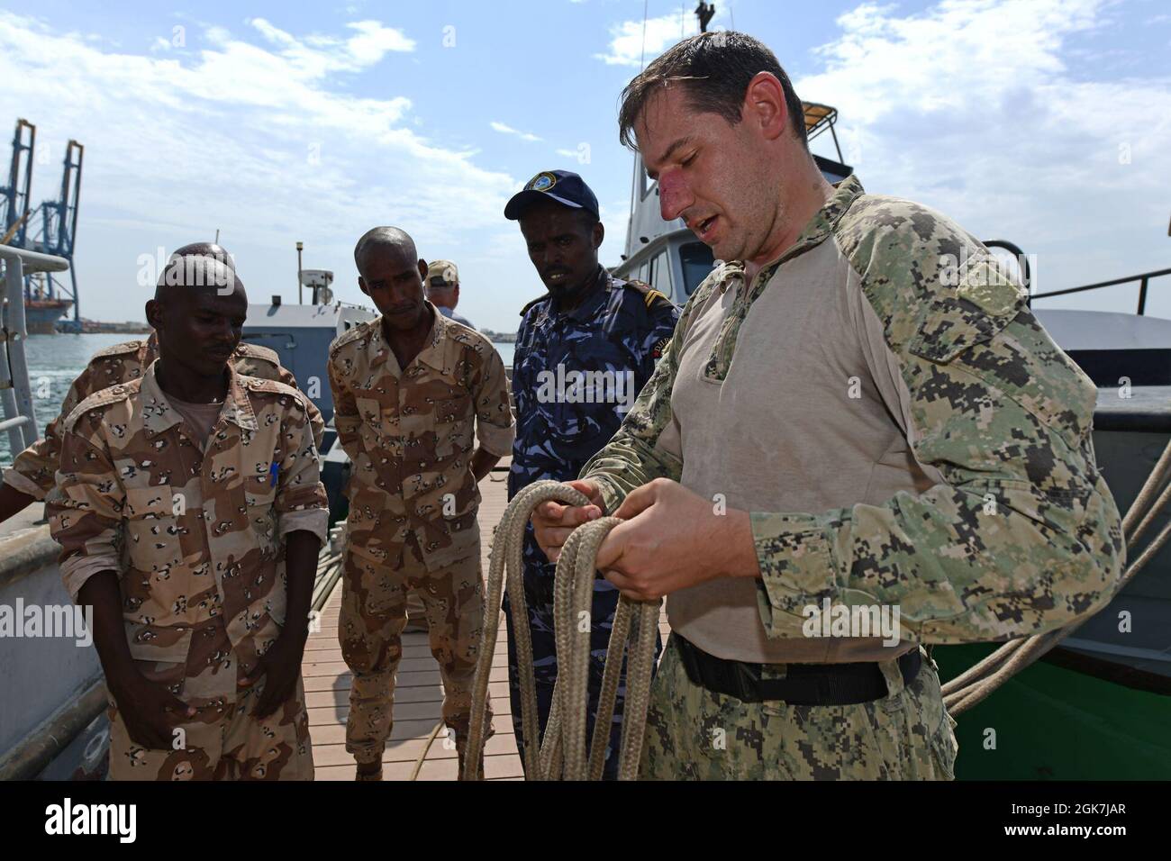 DJIBOUTI, Djibouti (August 26, 2021) U.S. Navy Fire Controlman 1st ...