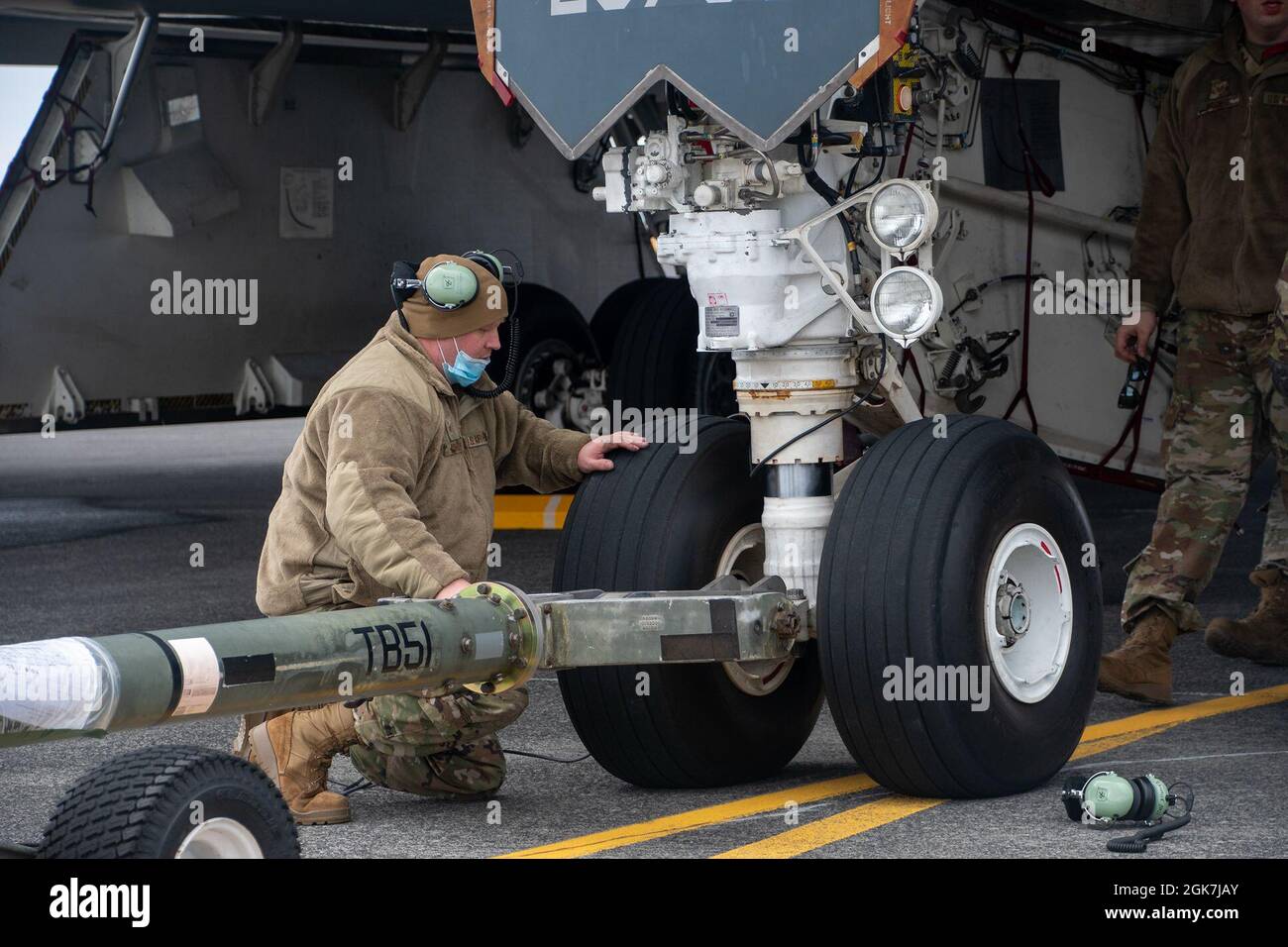 Staff Sgt. Daryl Bishop, a crew chief with the 131st Maintenance ...