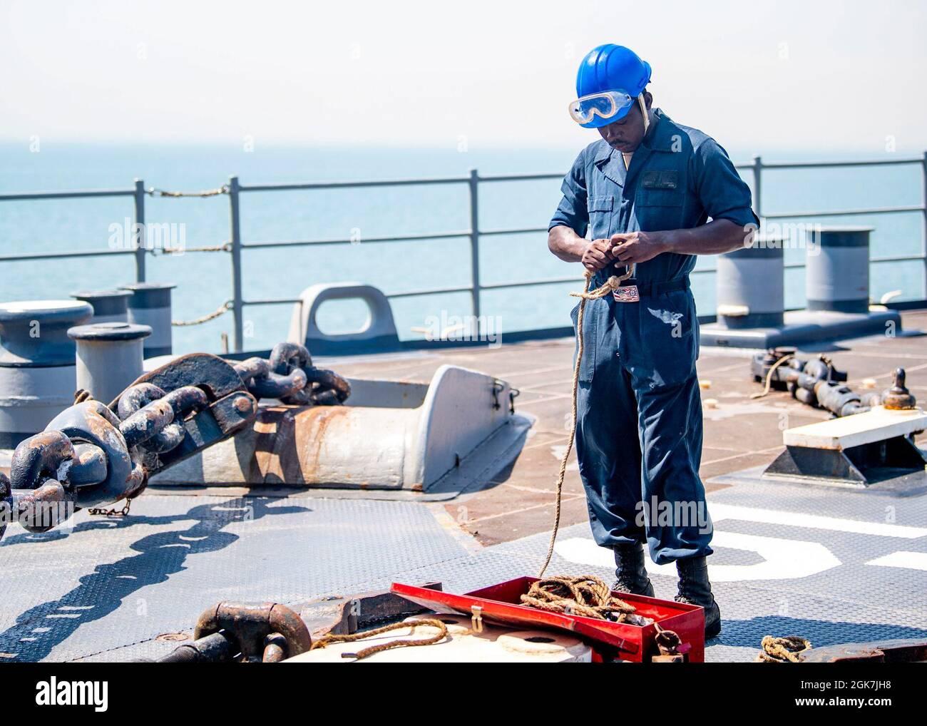 210826-N-NQ285-1061 ARABIAN GULF (Aug. 26, 2021) Seaman Samuel Louis ...
