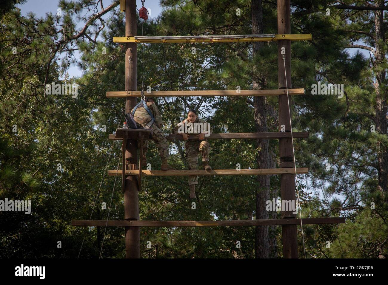 A trainee conducting Basic Combat Training at Fort Jackson, S.C ...