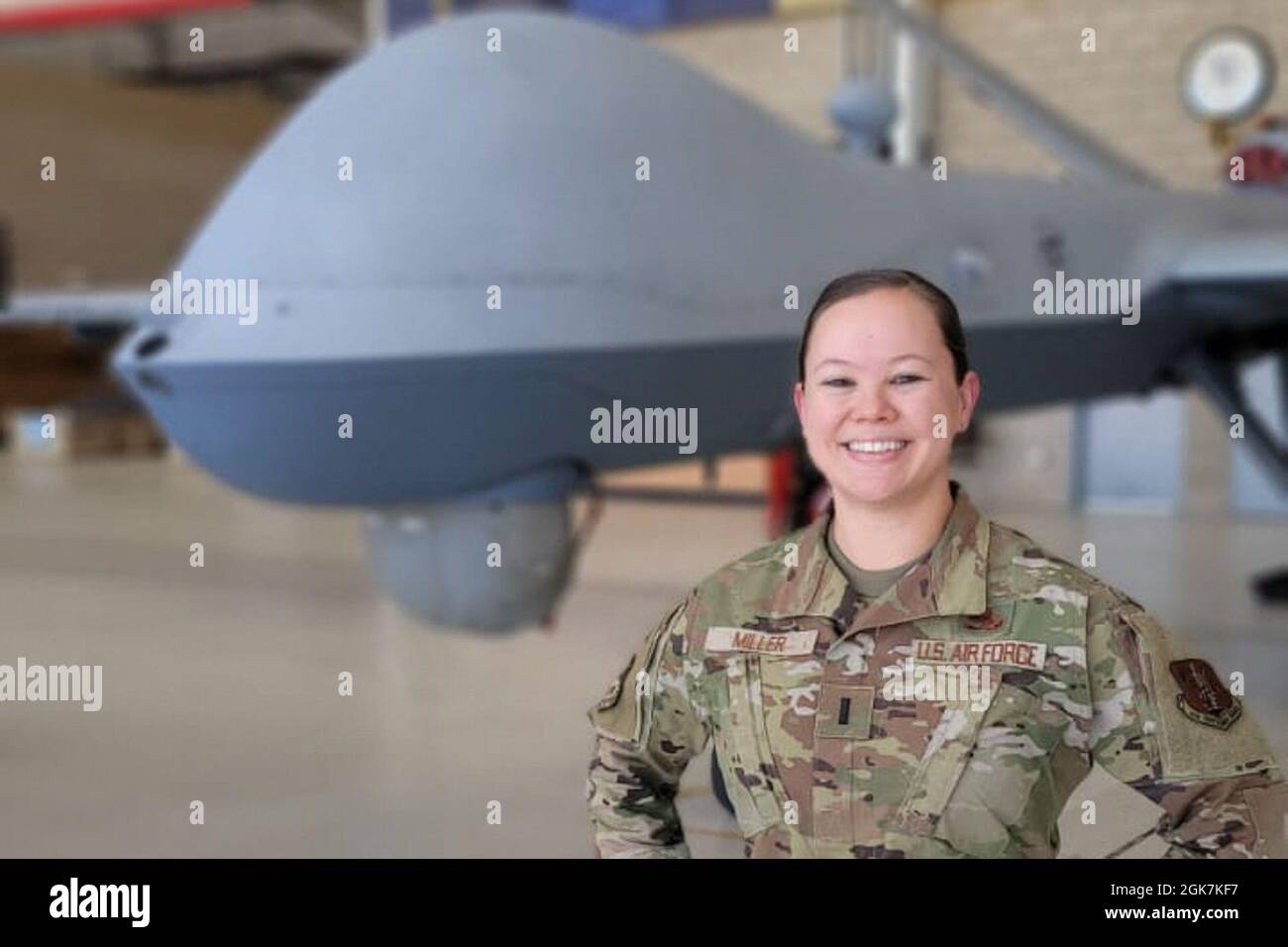 U.S. Air Force 1st Lt. Renee Miller, 163d Aircraft Maintenance Squadron ...