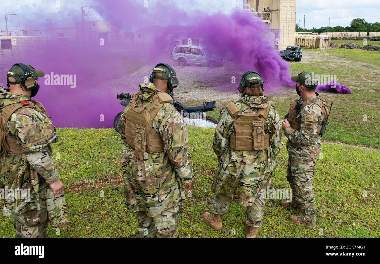 Chief Master Sergeant of the Air Force JoAnne S. Bass receives a brief ...