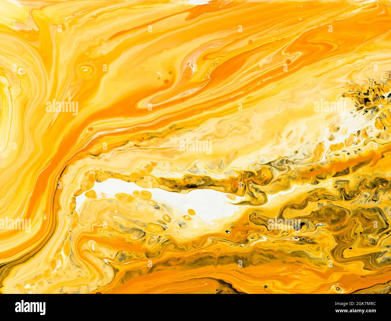 Orange backdrops in autumnal tones, creative hand painted background ...