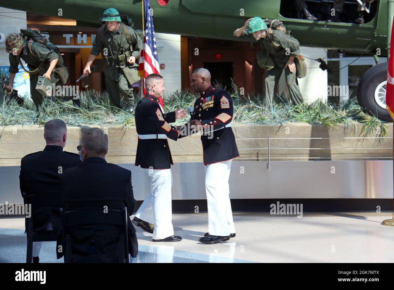 Sergeant Major (SgtMaj) Charles R. Williams, outgoing SgtMaj of Marine ...