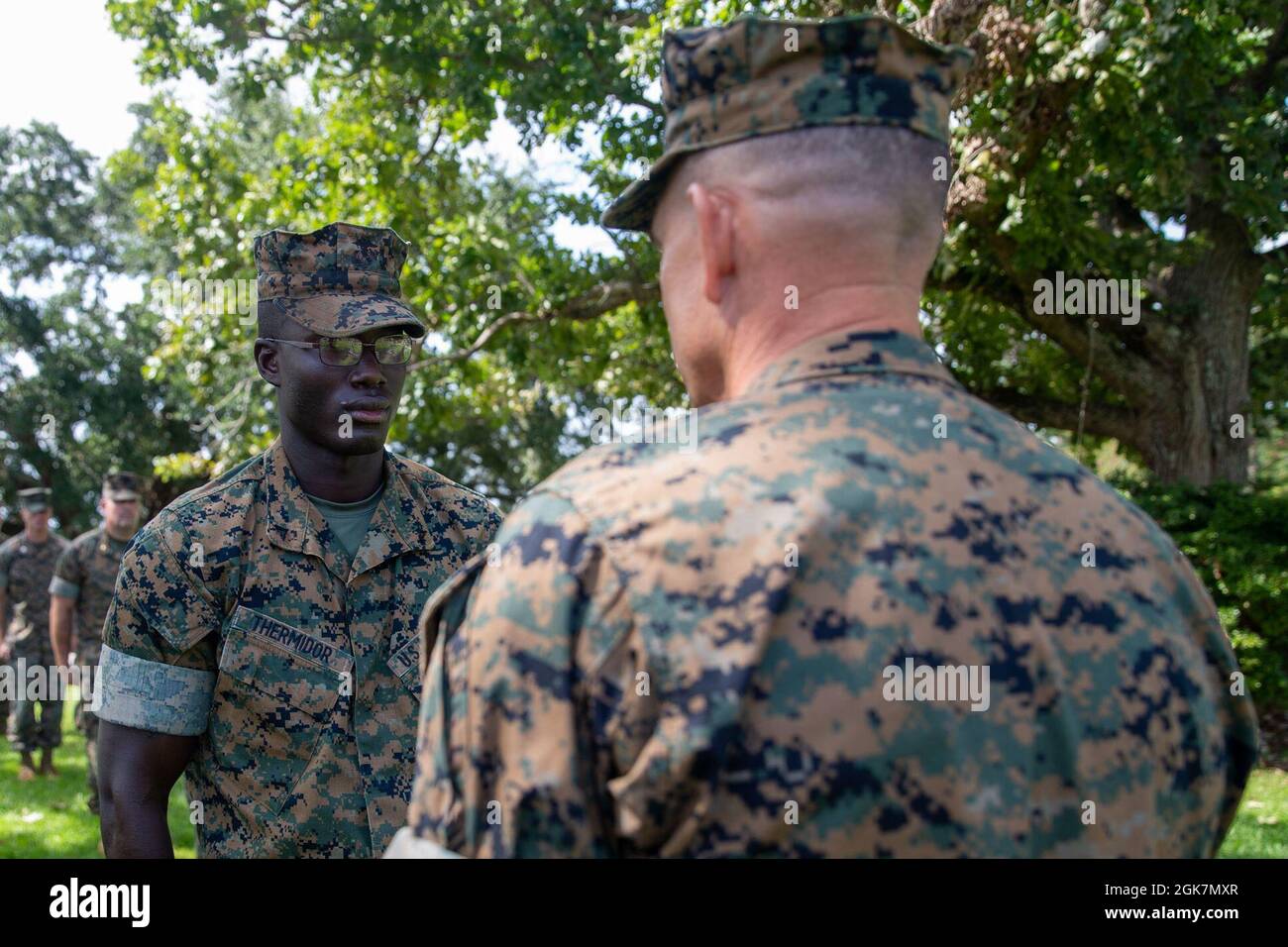 U.S. Marine Corps Maj. Gen. Francis Donovan, commanding general of 2d ...
