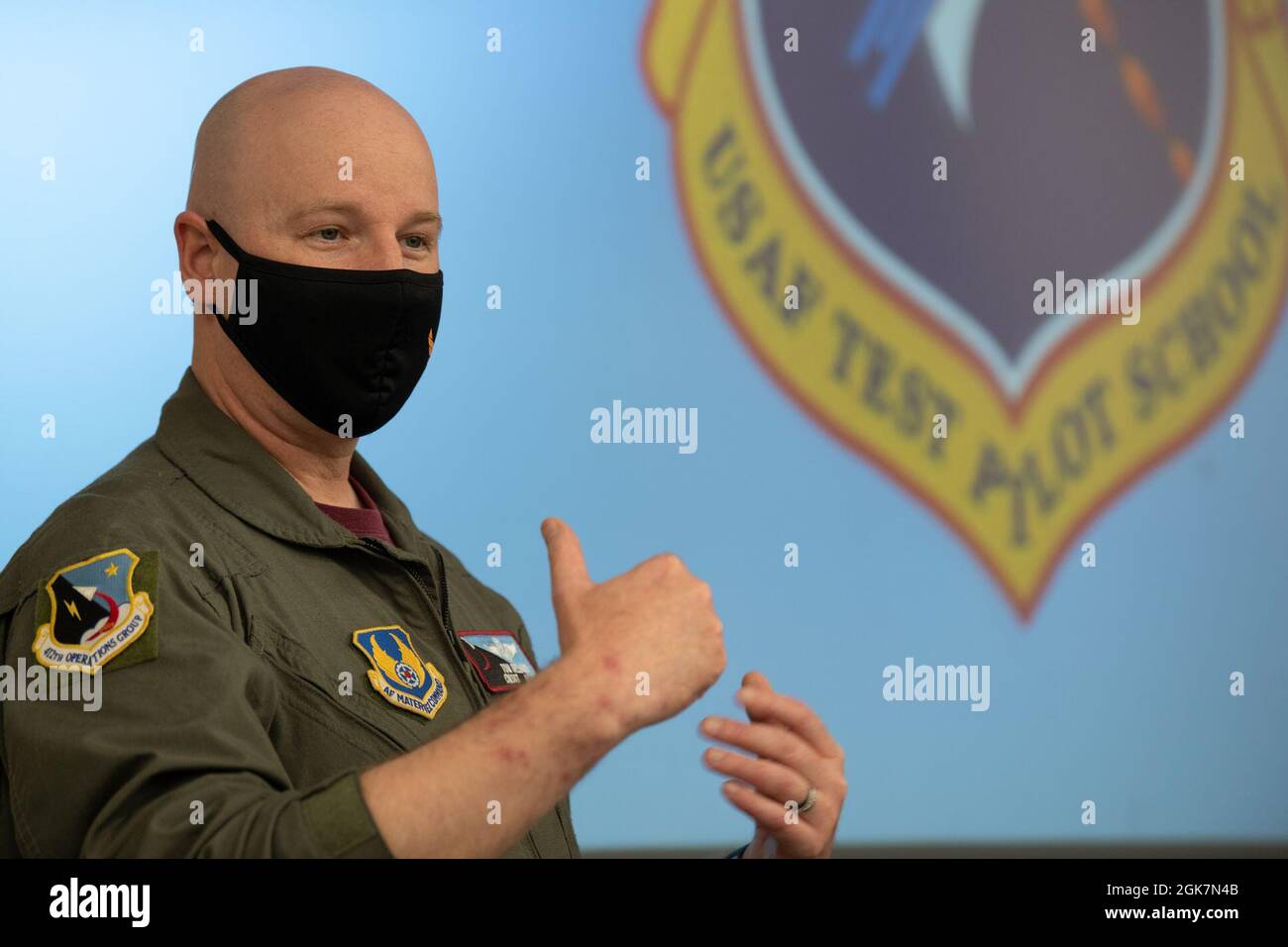 Chief Master Sgt. Thomas Ireland, 412th Operations Group superintendent ...