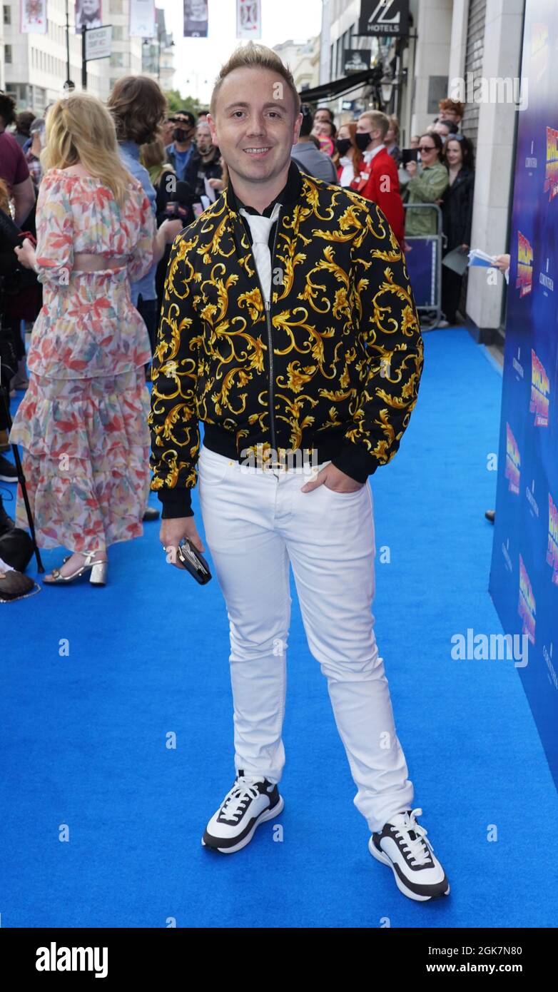 John Galea arrives for the Back To The Future press night at the ...