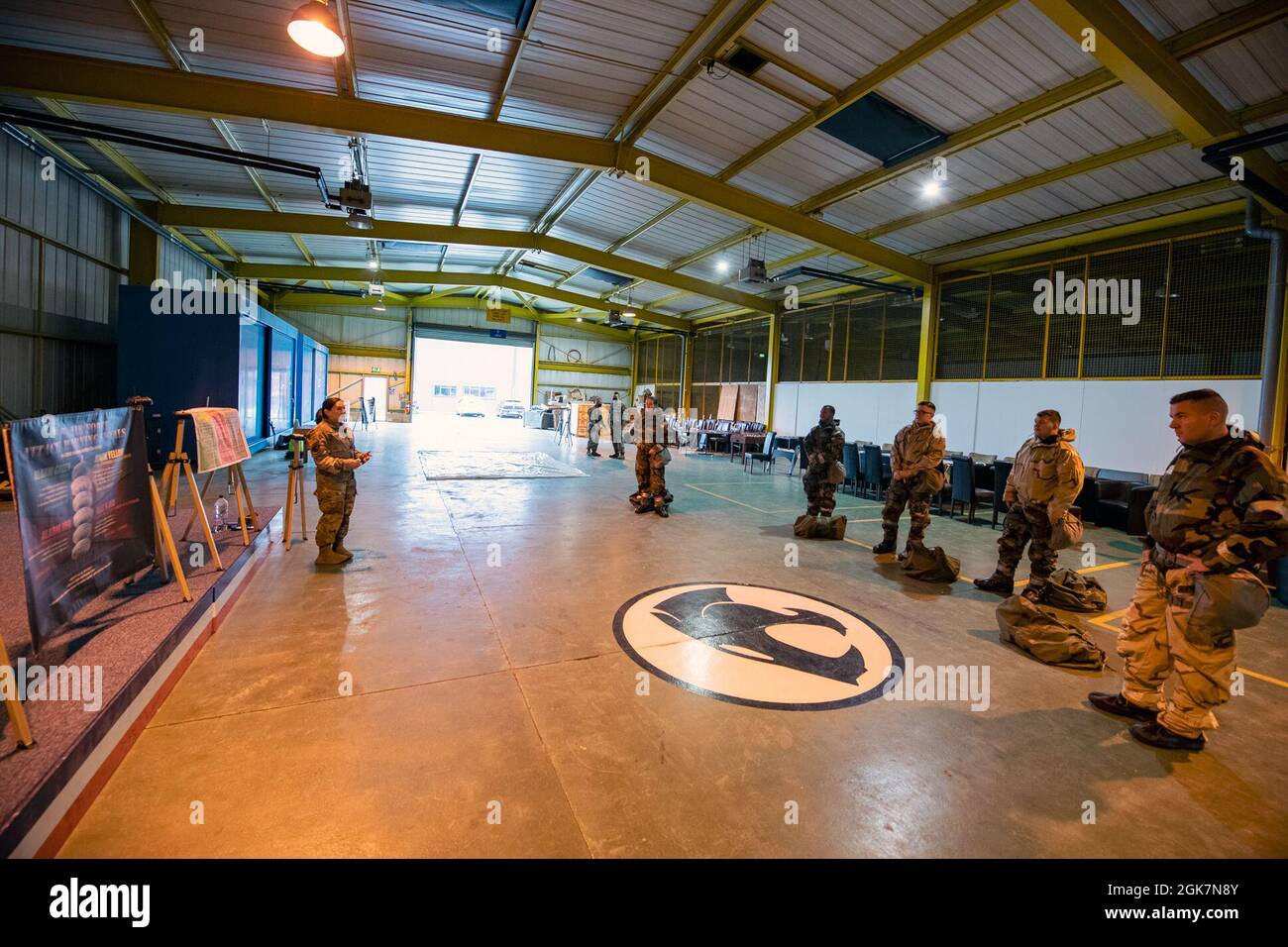 U.S. Air Force Master Sgt. Terri Adams, left, 423d Civil Engineering ...