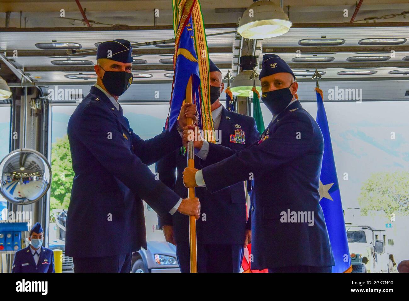 U.S. Air Force Col. Christopher Busque, 31st Mission Support Group ...