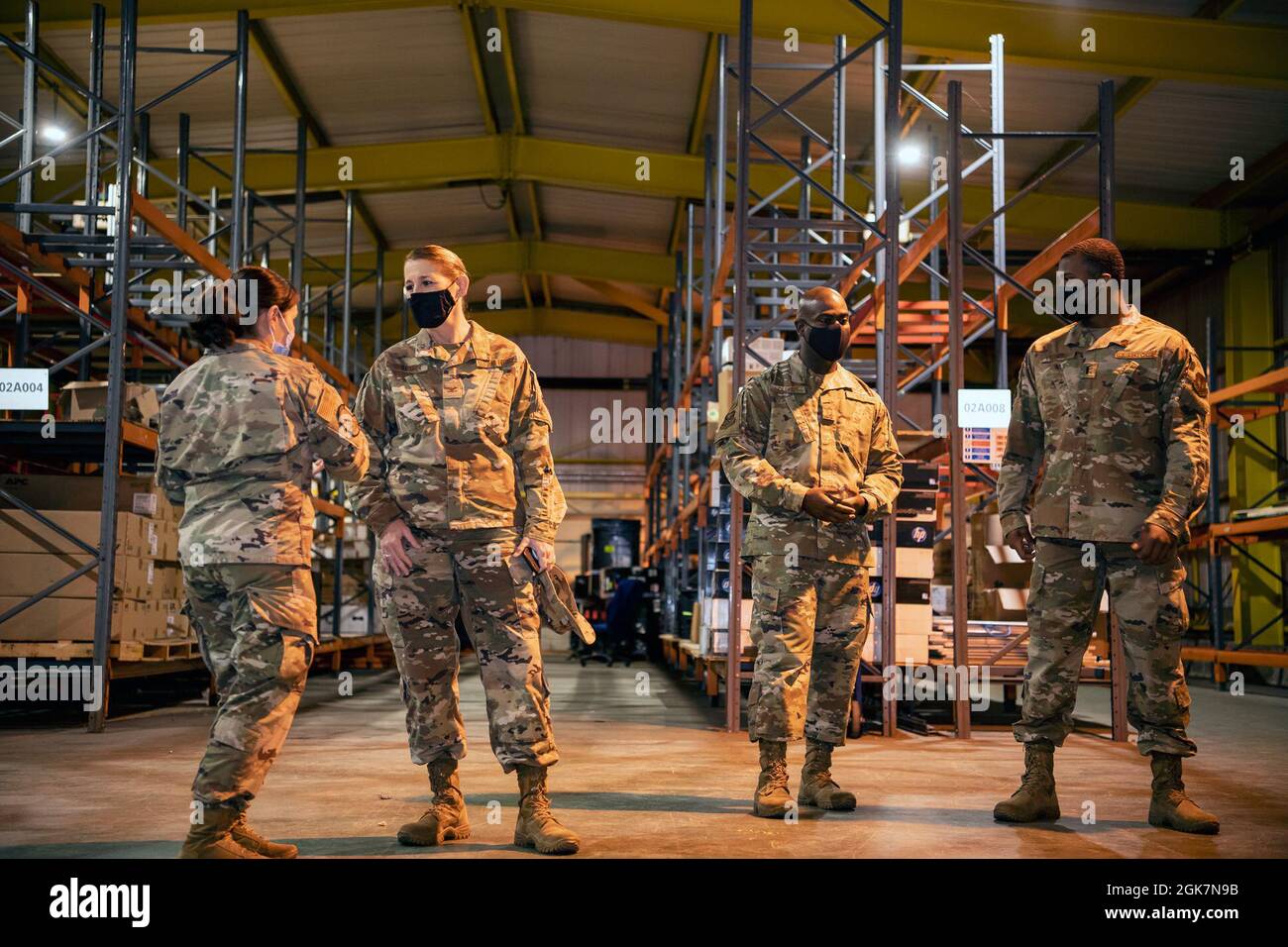 Col. Lisa Wildman, center left, 501st Combat Support Wing vice ...