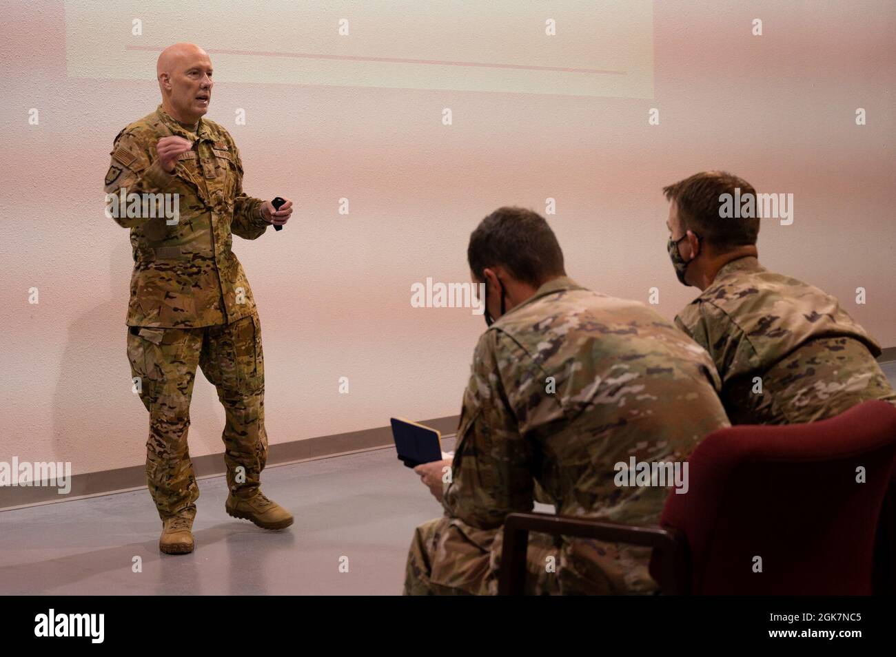 Brig. Gen. Daniel E. Gabrielli, Task Force-Holloman commander, welcomes ...