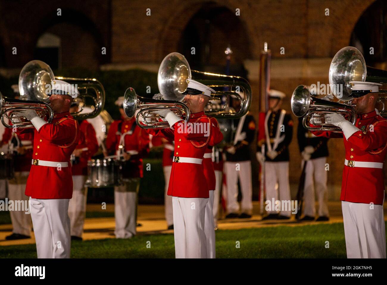 Marines with “The Commandant’s Own,” U.S. Marine Drum and Bugle Corps ...