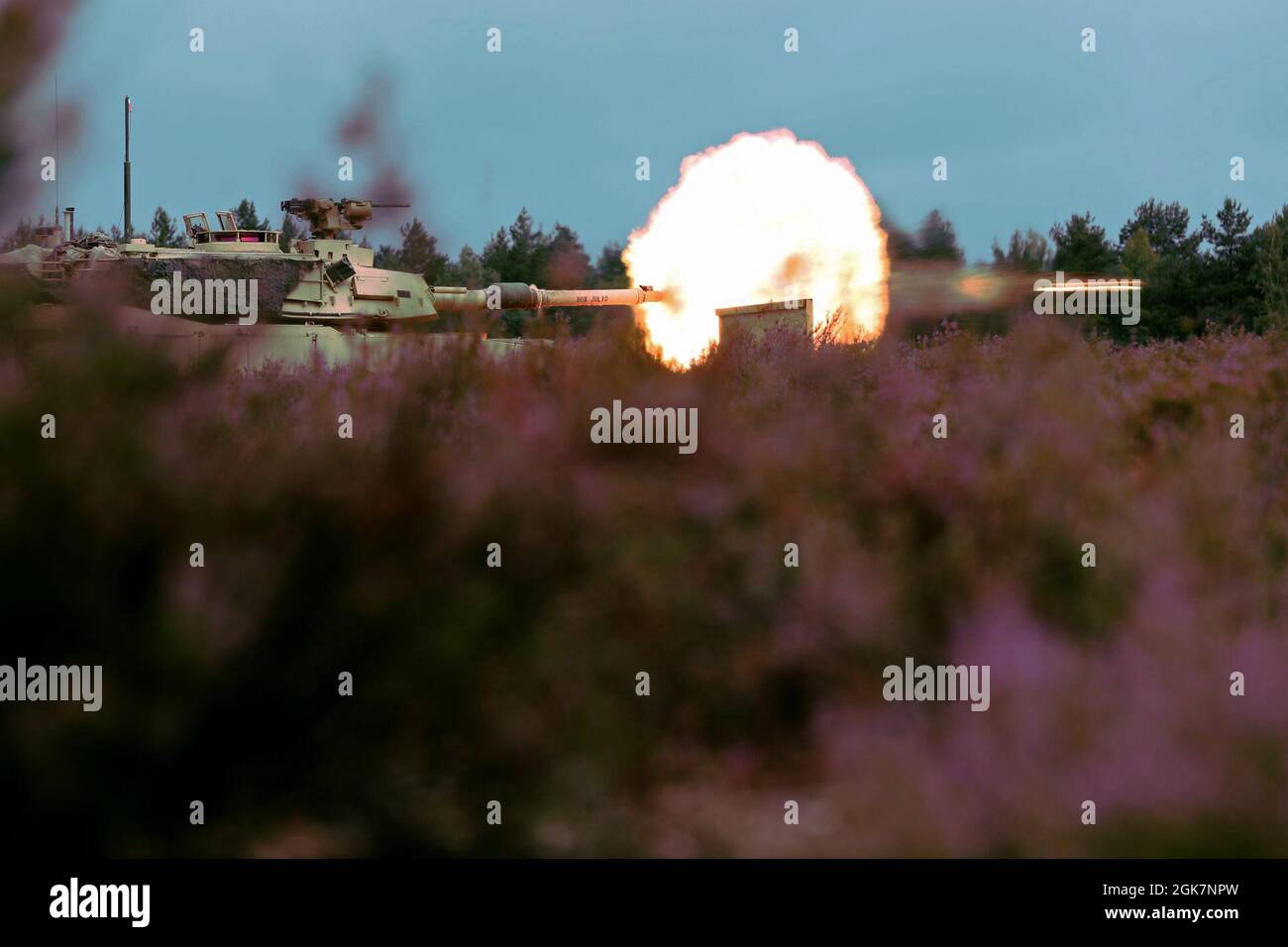 A gunner for 1st Squadron, 4th Cavalry Regiment (1-4) "Quarterhorse ...