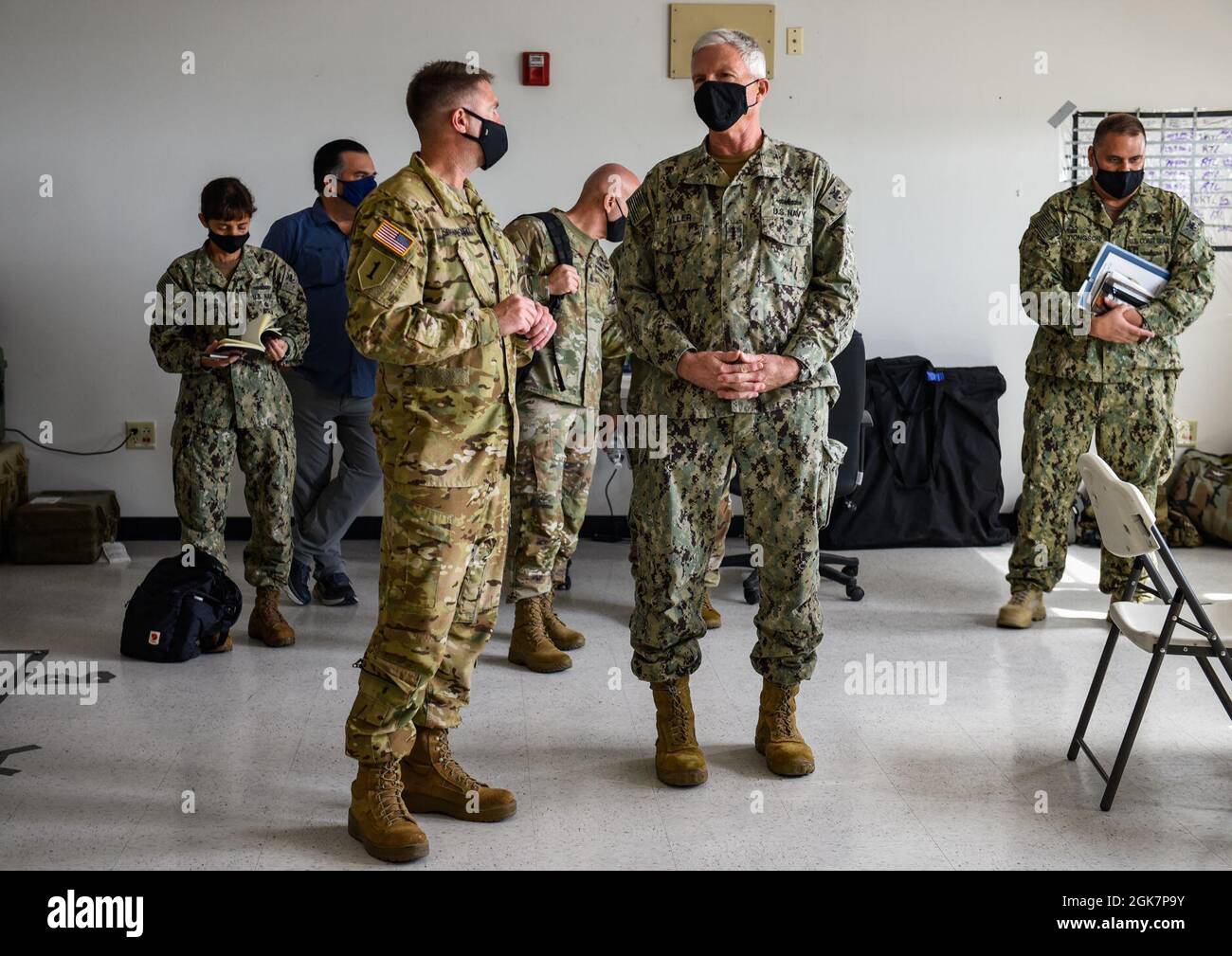 U.S. Navy Adm. Craig Faller, commander of U.S. Southern Command and U ...