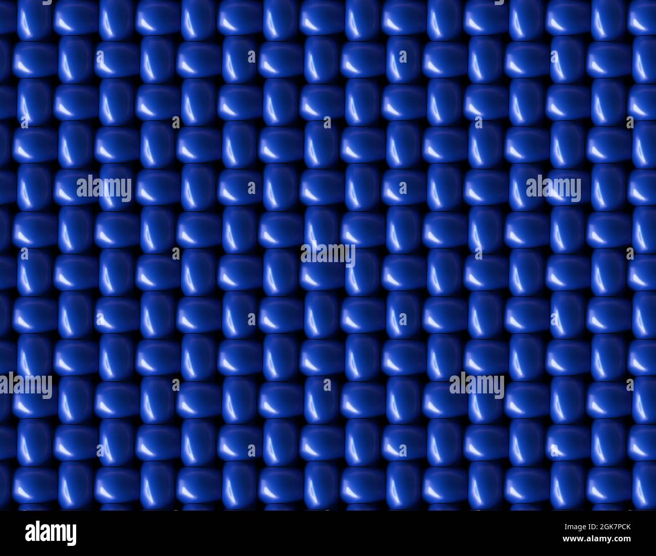 Modern and realistic weaved mesh in blue plastic. Seamless repeating ...