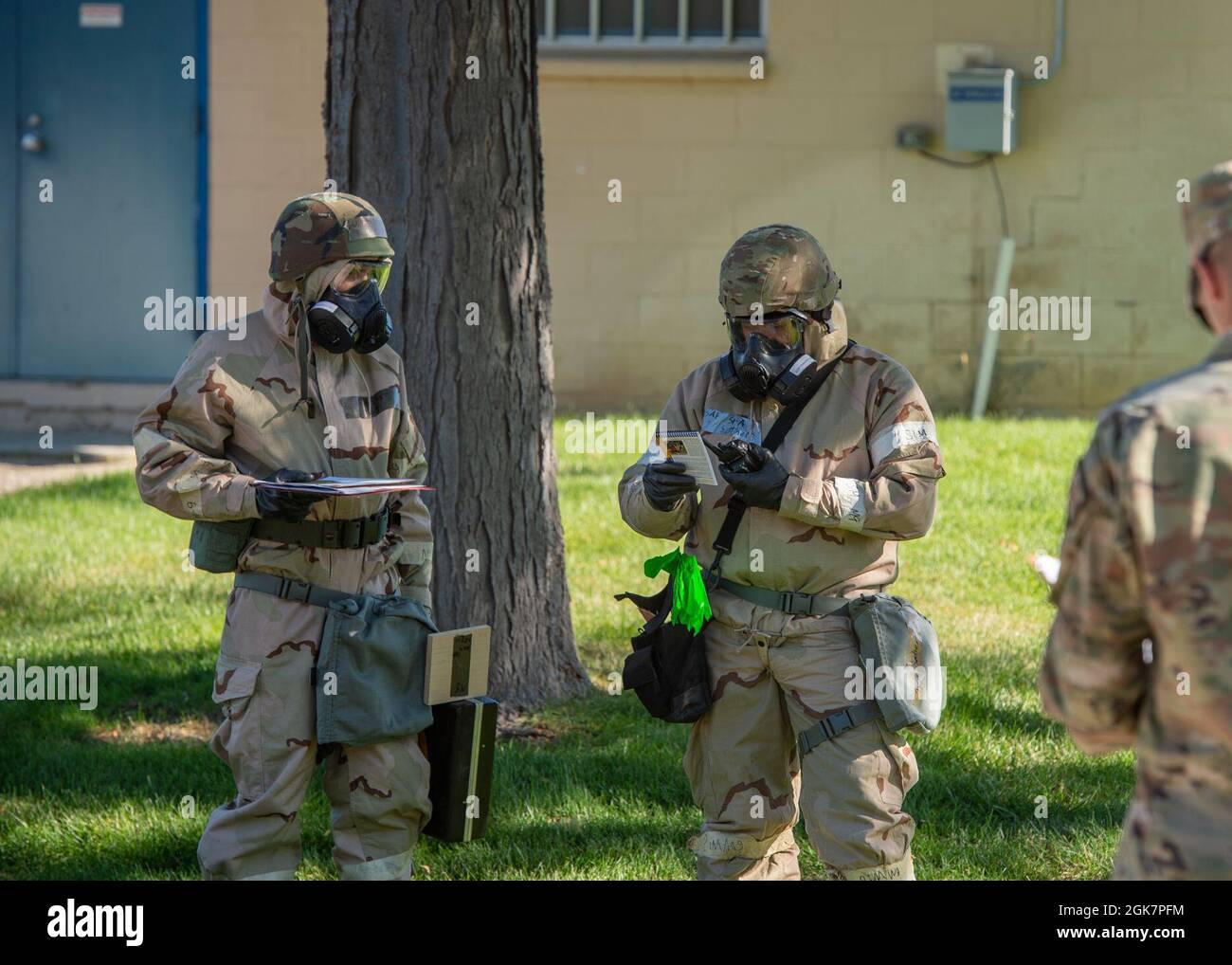 Staff Sgt. Paul R. Conti and Staff Sgt. Tyson J. Sather from the 124th ...