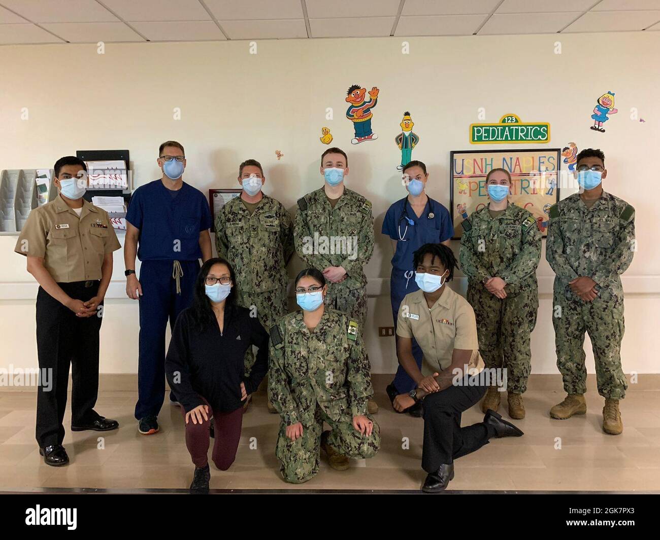 U.S. Navy Medicine Readiness and Training Command (NMRTC) Naples staff ...