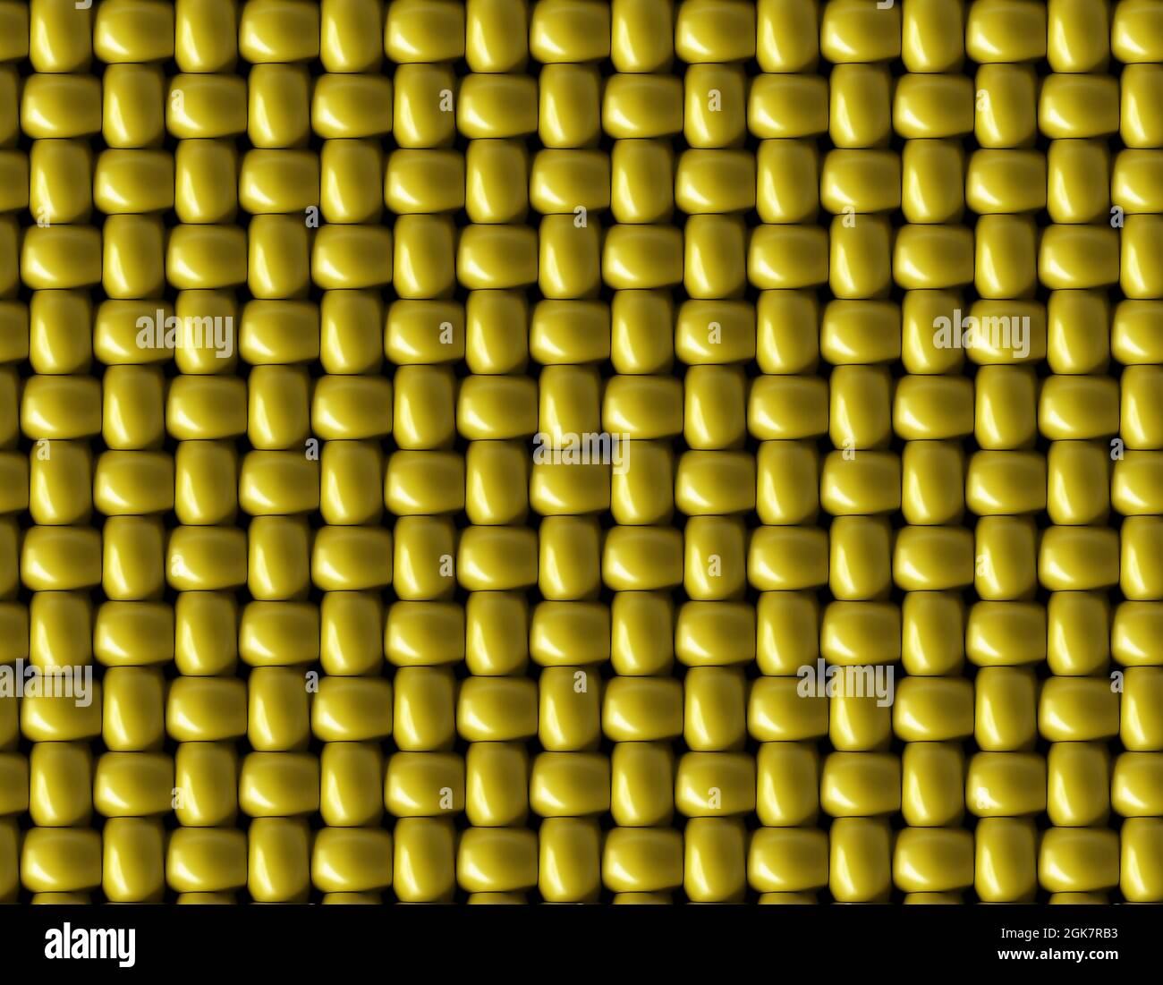 Modern and realistic weaved mesh in yellow plastic. Seamless repeating ...