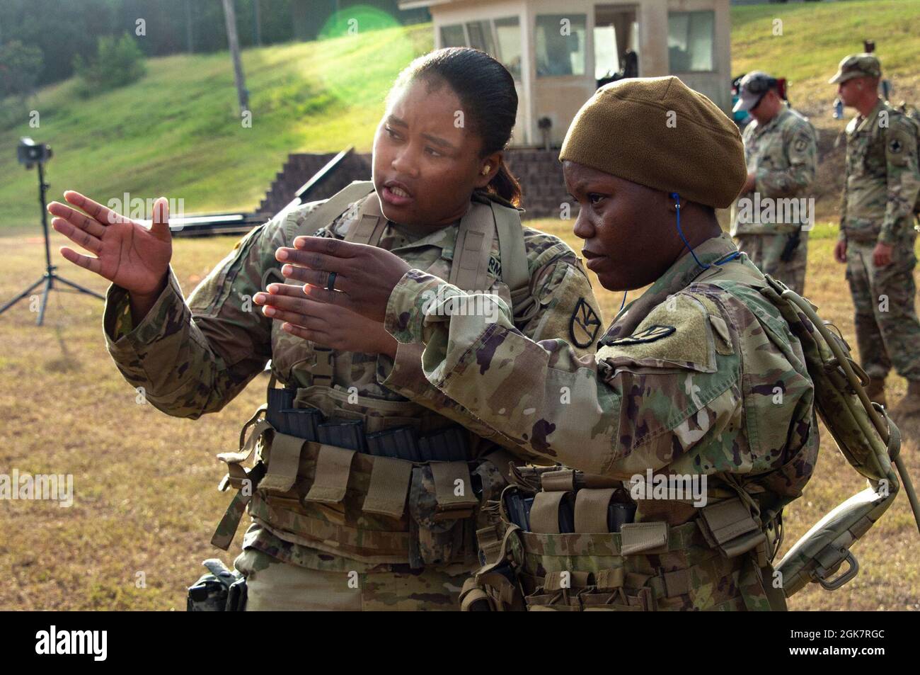 Pfc. Tyrell Baron and Sgt. Linda Esprit-Francis, Virgin Islands ...