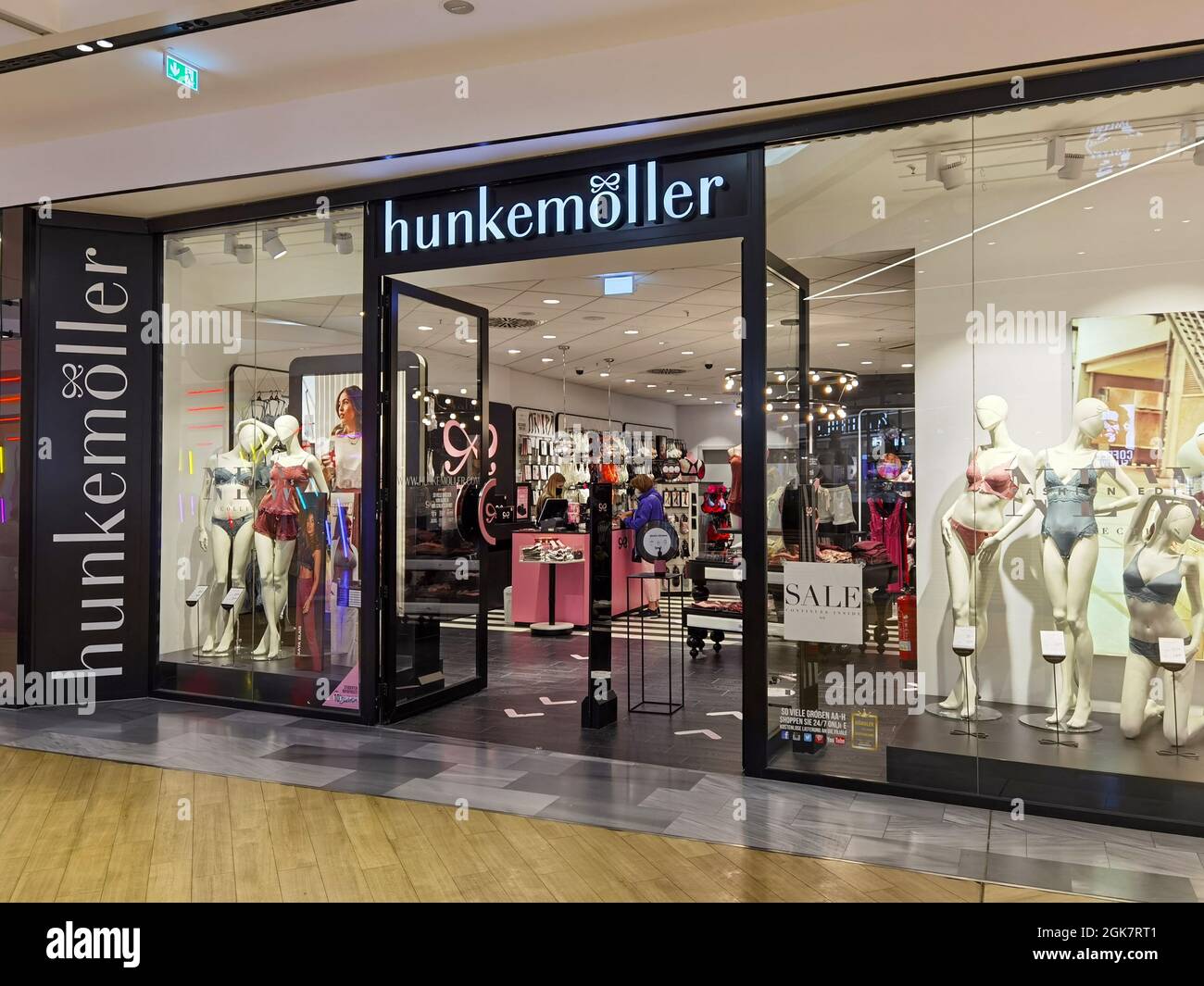 Berlin, Germany - September 1, 2021: Shop window of a store in the ...
