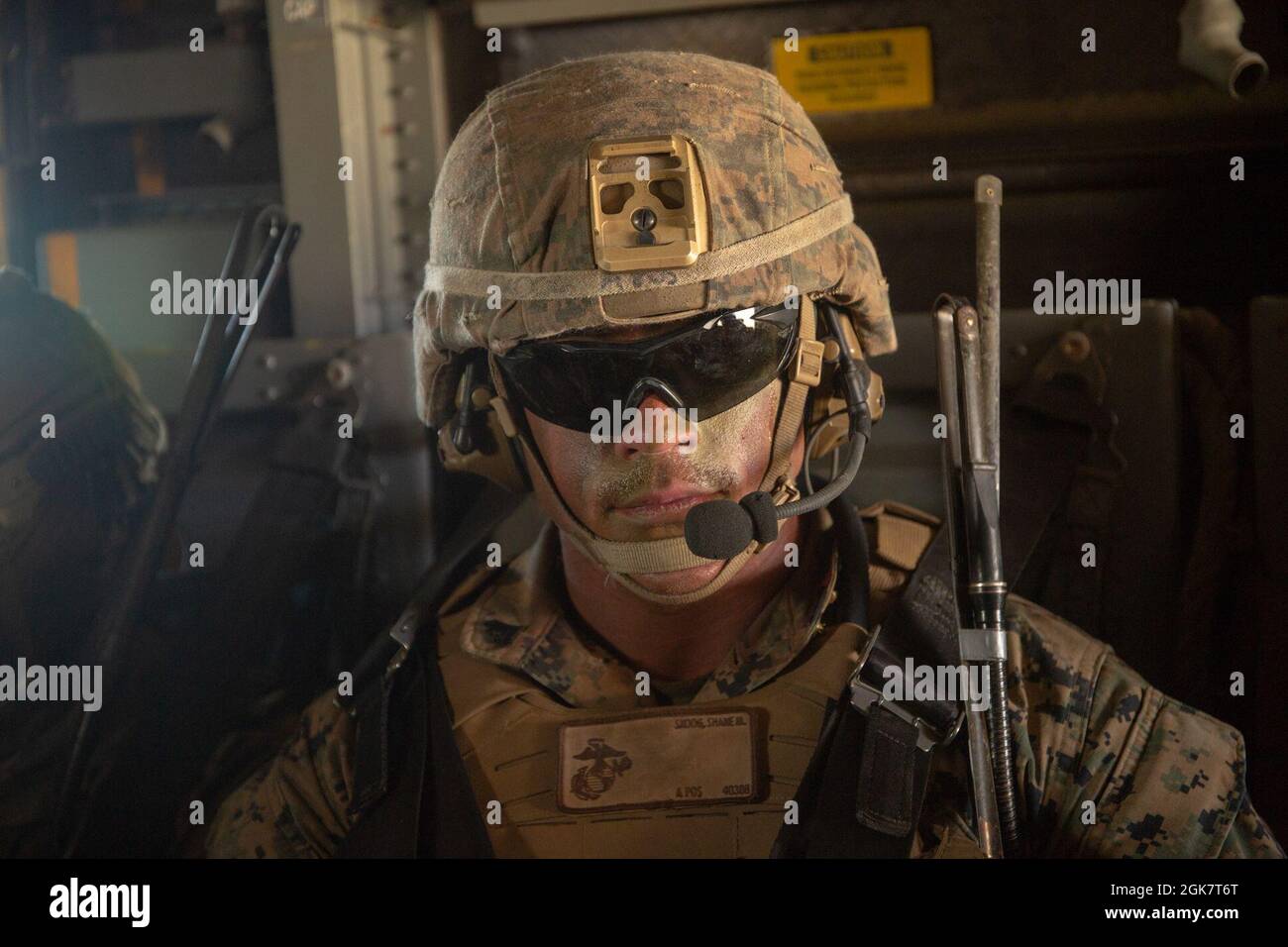 U.S. Marine Corps Cpl. Shane Skoog, a squad leader with Company A., 1st ...