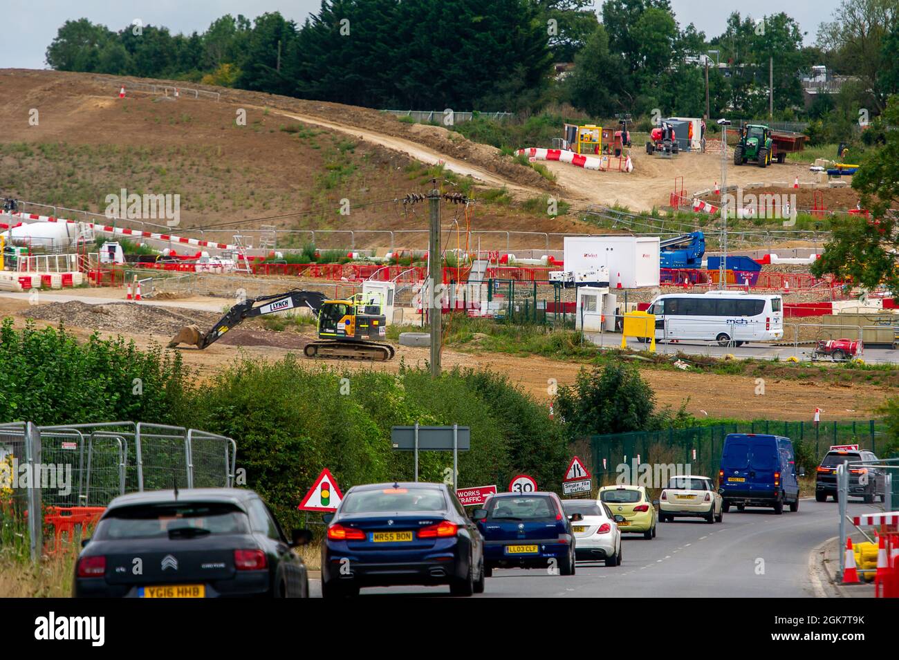 Hs2 construction rural uk hi-res stock photography and images - Alamy