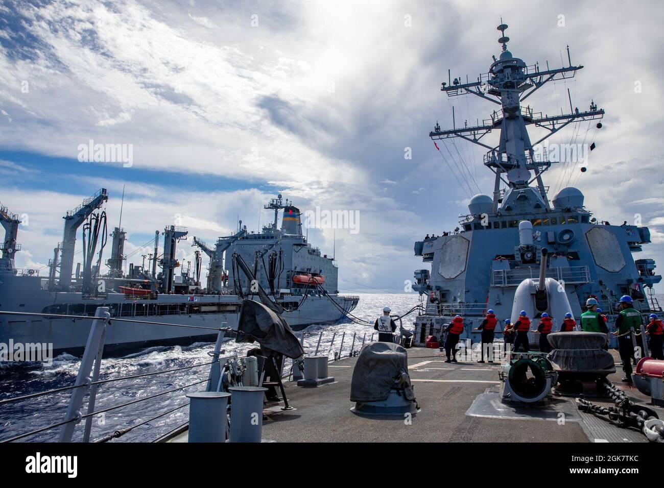 PHILIPPINE SEA (Aug. 29, 2021) Arleigh Burke-class guided-missile ...